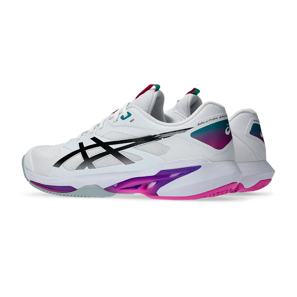 ASICS SOLUTION SPEED FF 4 Clay White/Purple SS26 (Shoes) – Padel Market